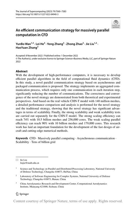 An Efficient Communication Strategy For Massively Parallel Computation