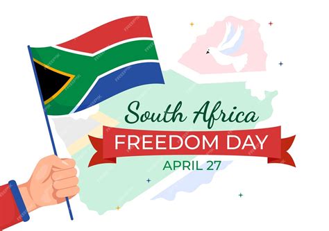 Premium Vector | Happy South Africa Freedom Day in Hand Drawn ...