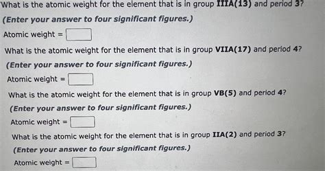 Solved What Is The Symbol For The Element That Is In Group Chegg Com