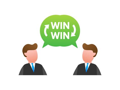Win Win Strategy Partnership Deal Vector Stock Illustration 29908839