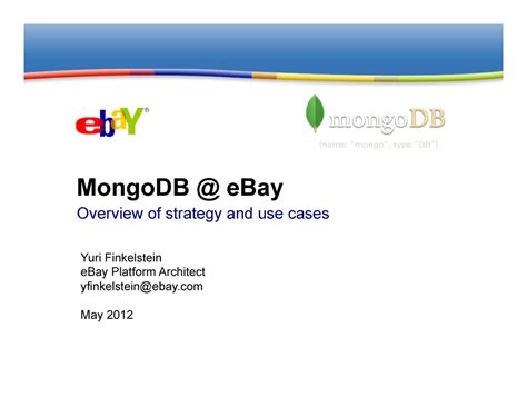 Mongodb Ebay Speaker Deck