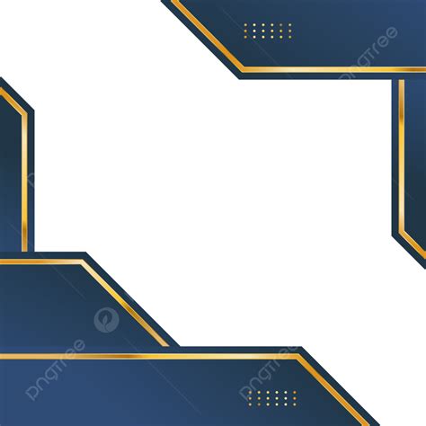 Abstract Geometric Blue Border Geometric Border Abstract Border Blue Border Png And Vector