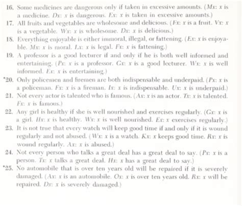 Solved I Translate Each Of The Following Into The Logical