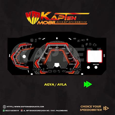 Jual Panel Speedometer Custom Ayla Custom Speedometer Ayla Shopee