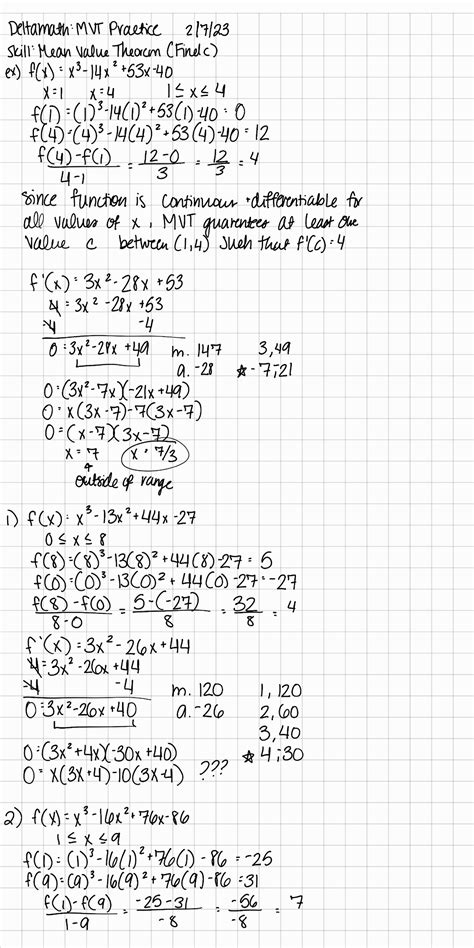 Mvt Practice Problems Studocu