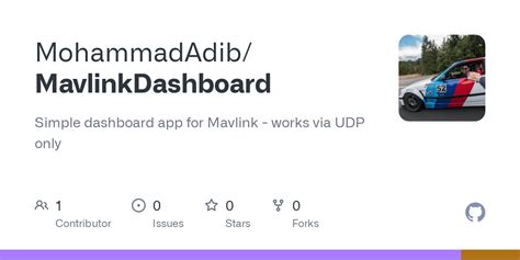 GitHub MohammadAdib MavlinkDashboard Simple Dashboard App For Mavlink Works Via UDP Only