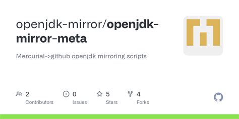 Github Openjdk Mirroropenjdk Mirror Meta Mercurial Github Openjdk