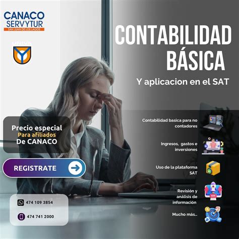 Canaco 📣 ¡que No Te Agarre En Curva El Sat Aprende Contabilidad
