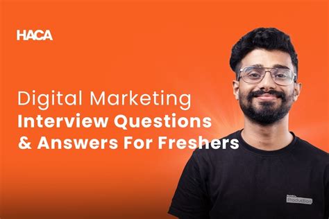 Digital Marketing Interview Questions For Freshers