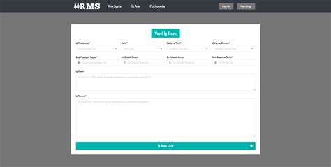 Github M19yurttutarhrms Frontend Human Resource Management System Frontend