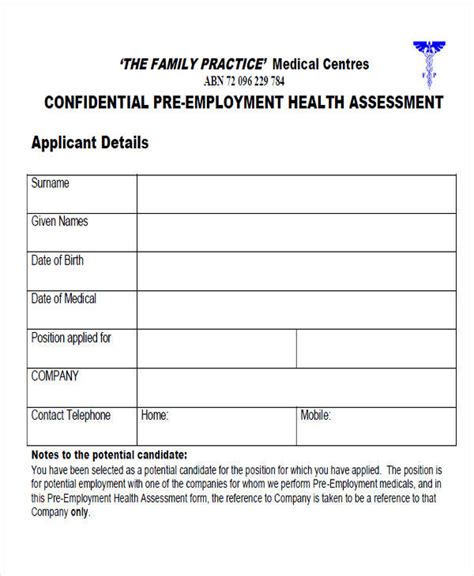 FREE 43+ Sample Medical Forms in PDF
