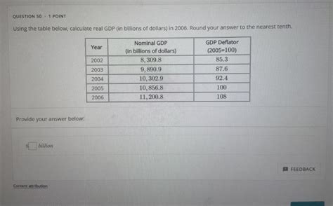 [solved] using the table below calculate real gdp in bil