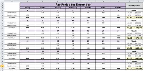 Monthly Timesheet Templates Excel Templates