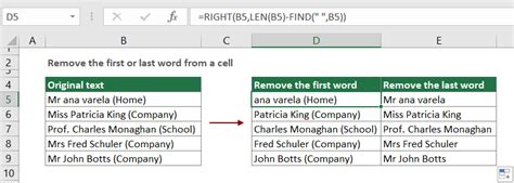 Remove The First Or Last Word From A String