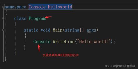 C学习：初始类与名称空间namespace和class Csdn博客