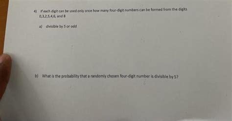 solved 4 if each digit can be used only once how many