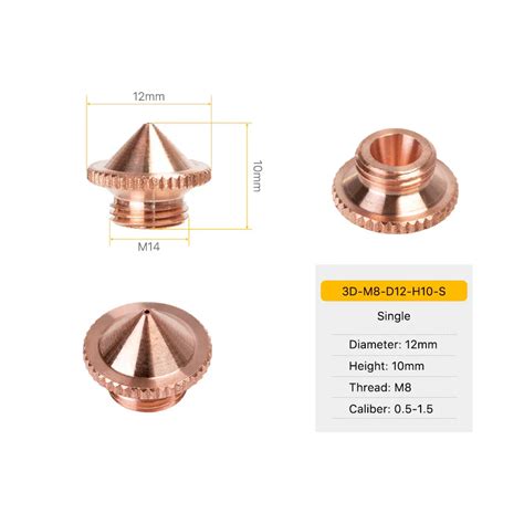 Tekma Nozzle M8 Series 3d