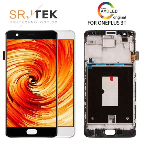 AMOLED Original For Oneplus T LCD Display Touch Screen With Frame LCD For One Plus T