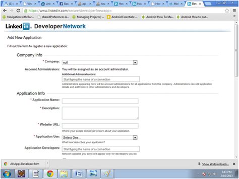 Android Tutorial How To Integrate Facebook And Linkedin In Android Apps