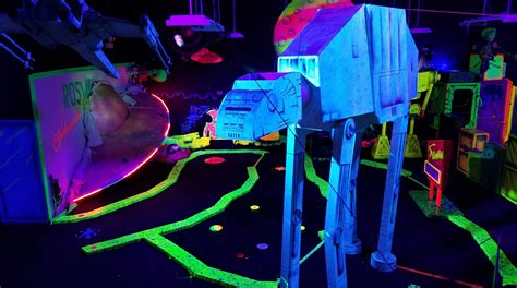 Indoor Blacklight Mini Golf In Orland Park Il — Space Golf