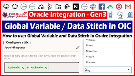 25 Data Stitch In Oic Global Variable In Oic How To Use Global Variable In Oic Oic