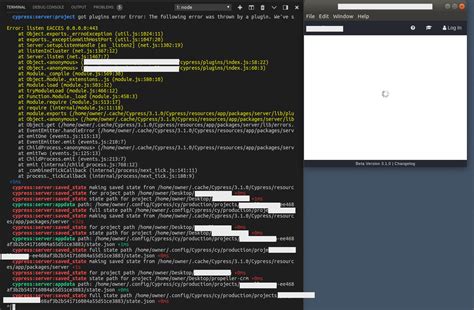 Uncaught Error In Plugins File Not Displayed In Desktop GUI Issue Cypress Io Cypress