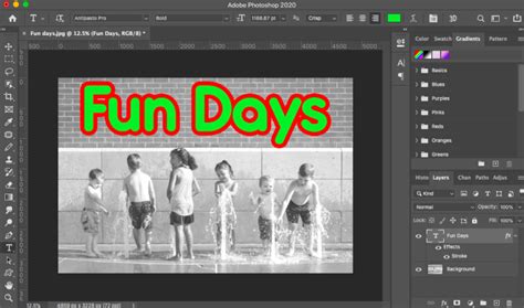 How To Outline Text In Photoshop Make It Transparent