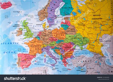 Political World Map Of Europe
