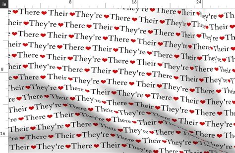 Grammar Nerd Love Fabric Spoonflower