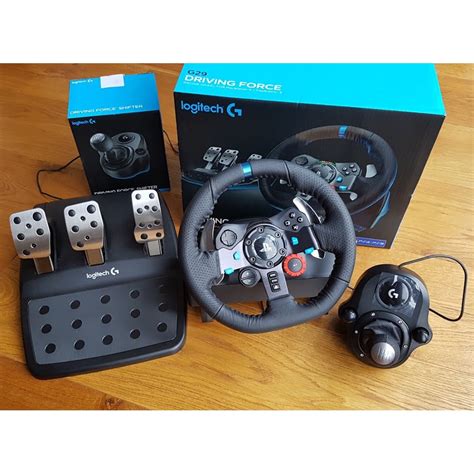 Logitech G Driving Force Racing Wheel With Manual Shifter Ps Ps Pc Video Gaming Gaming