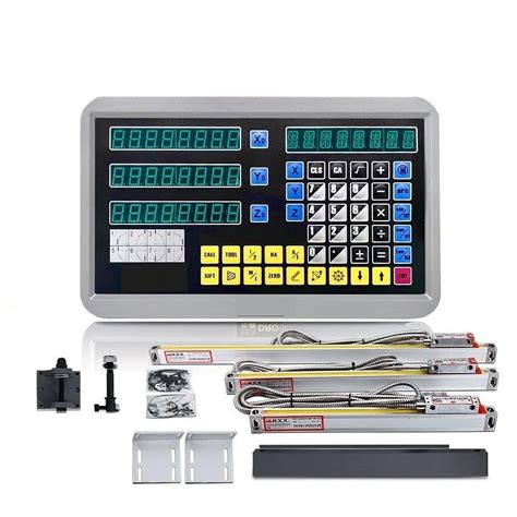 3 axis dro kit digital readout set lathe with 3pcs linear scales linear