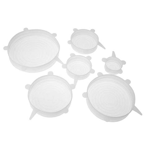 Набір силіконових кришок 6 шт прозорі Ukc Sl 06 361064 1109677 — купити на Eva Ua — ціна 132 грн