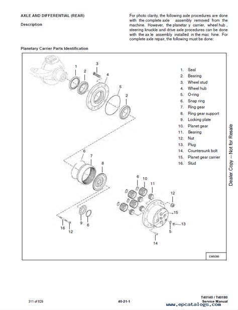 Bobcat T40140 T40180 Telescopic Handler Service Manual