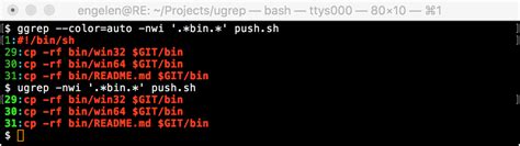using `ugrep w` differs from `grep w` · issue 134 · genivia ugrep