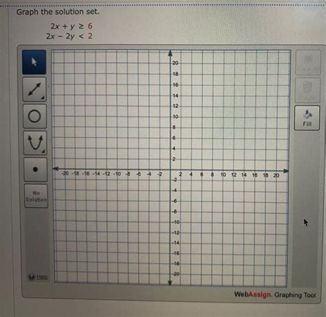Solved Graph The Solution Set X Y X Y