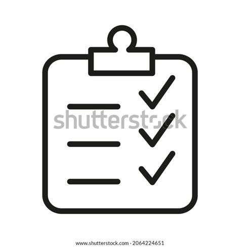 Clipboard Line Icon Trendy Style Stroke Stock Vector Royalty Free 2064224651 Shutterstock