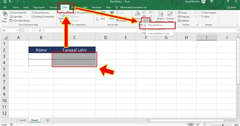 Data Validation Di Microsoft Excel AMustilan