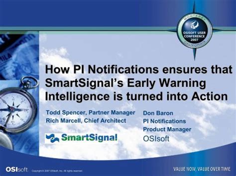 How Pi Notifications Ensures That Smartsignal Smartsignal Osisoft
