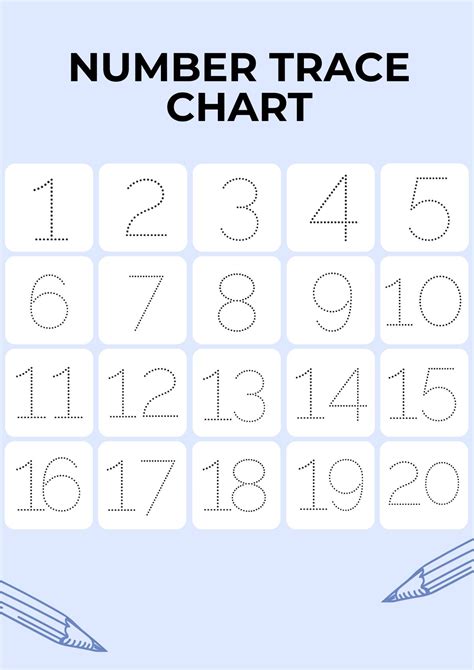 1 20 number chart in illustrator pdf download