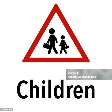 어린이 정보 및 경고 도로 교통 도로 표지판 학습 교육 운전 과정 스티커 아이콘흰색 배경에 고립 된 벡터 일러스트 컬렉션 개념에 대한 스톡 벡터 아트 및 기타 이미지