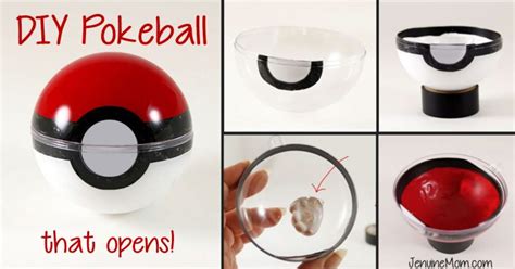 DIY Pokeball That Actually Opens Quick And Easy Jennifer Maker
