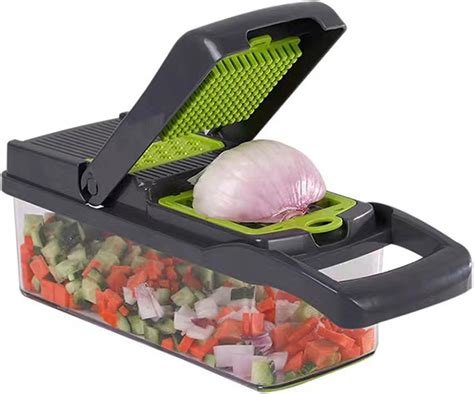 Multi Function 12 In 1 Vegetable Chopper Cutter Spiralizer And Slicer With Storage