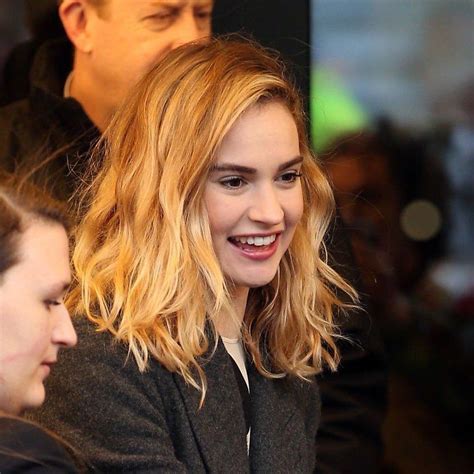Pin By ☽ On Lily James☽ Hair Sytles Lily James Hair