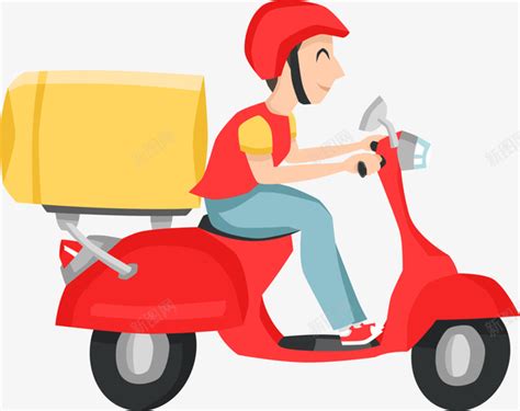 外卖送餐卡通送餐卡通外卖卡通大山谷图库