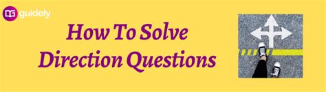 How To Solve Direction Questions