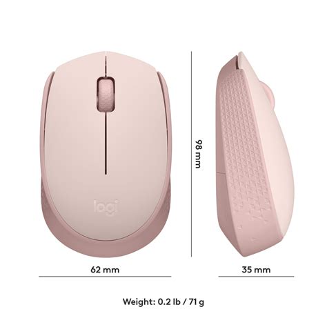 Мишка Logitech M171 оптична безжична Rose Ozone Bg