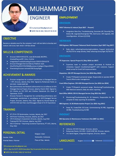 Contoh Cv Engineering Ericsson Pdf Ericsson Mobile Technology