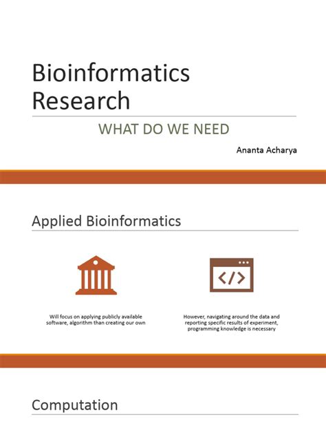 Bioinformatics Research Pdf