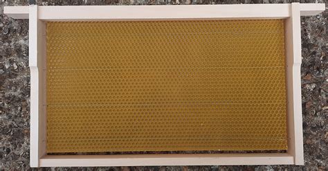 Bs National Deep Brood Frames Assembled And Wired With Foundation