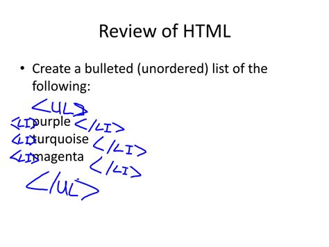 Html Review With Notes Pptx